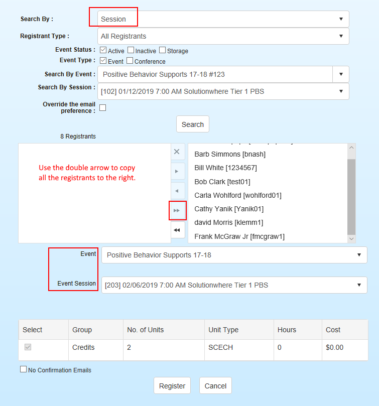 Quick Tips - Group Registration